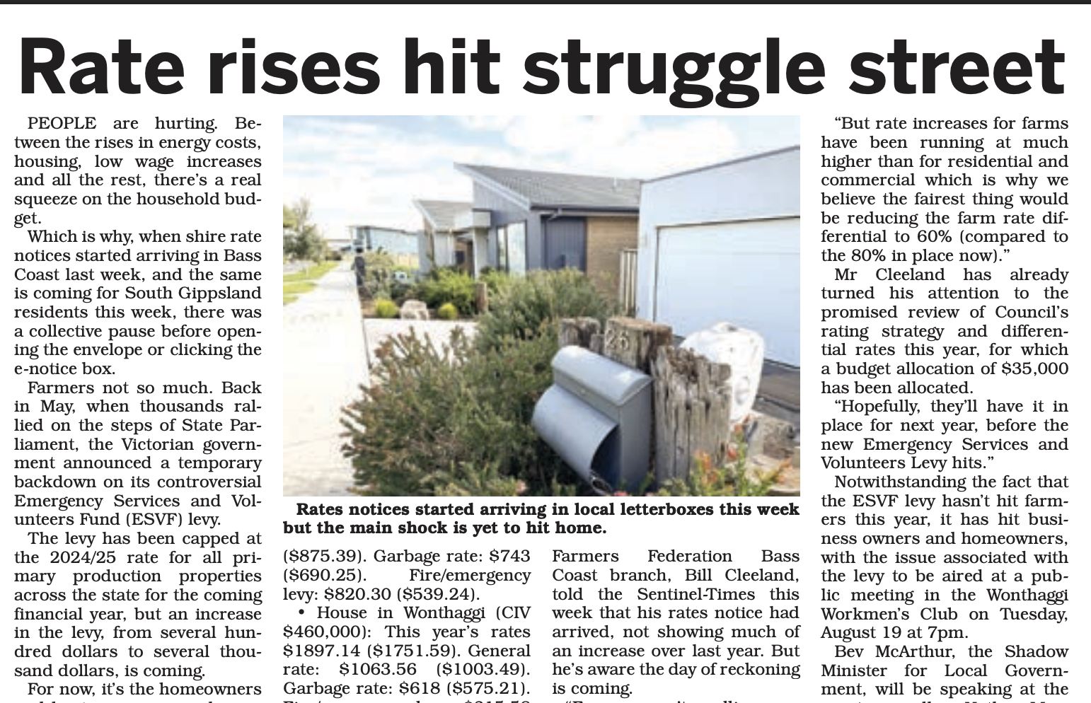 Rate Rises Hit Struggle Street - All Thanks to Jacinta Allan and Jaclyn ...